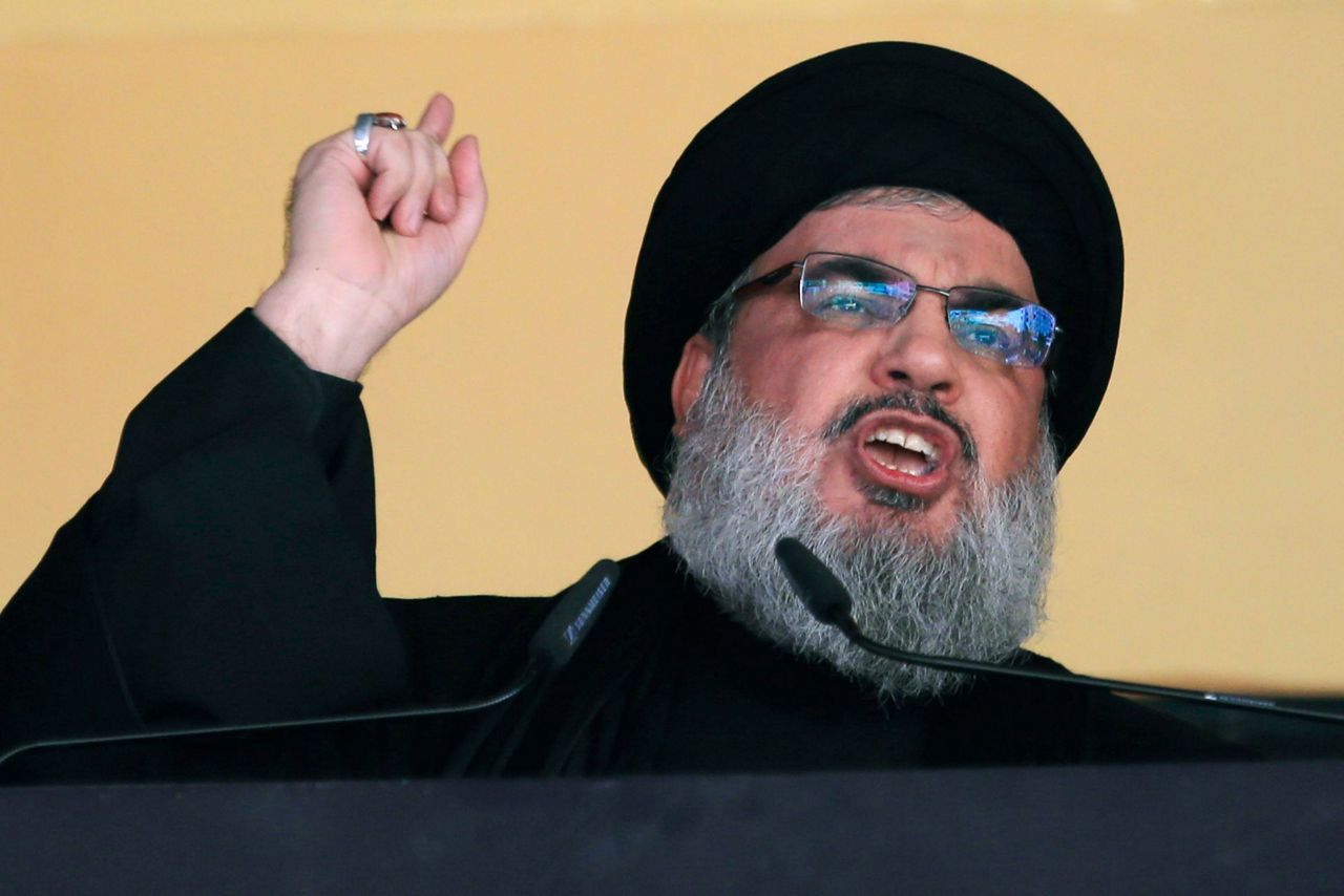 Hezbollah leader declares his group has 100,000 fighters