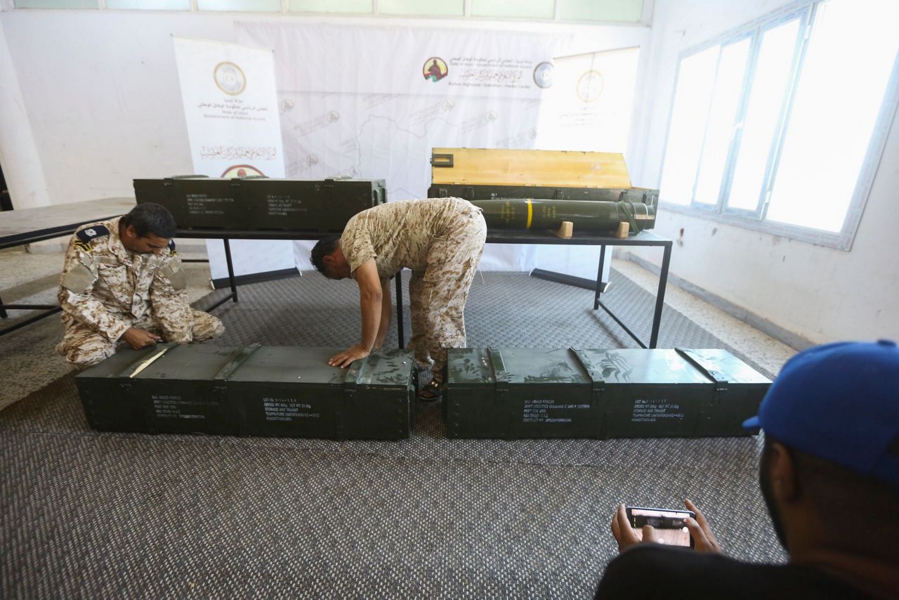 US missiles found in Libya compound belonged to France