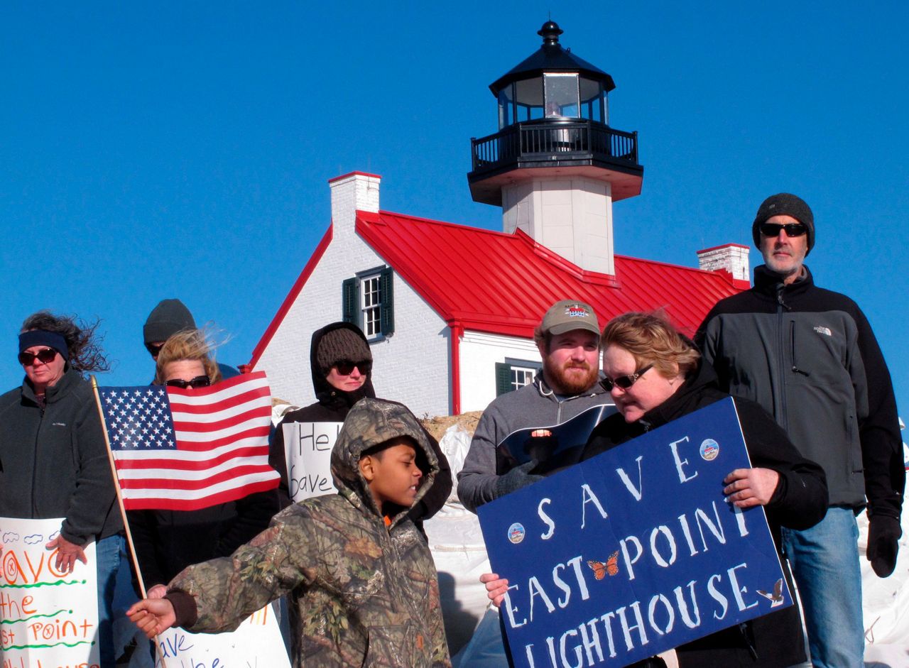 Rising sea levels threatening historic lighthouses