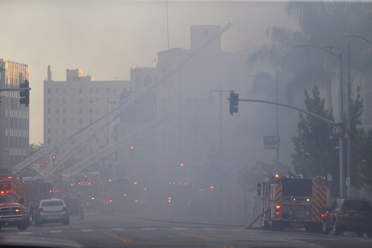 12 Los Angeles firefighters recovering after explosion