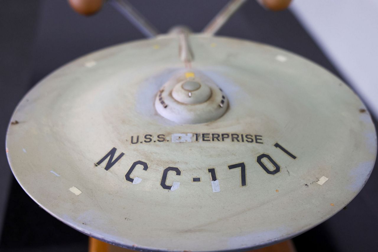 Long-lost first USS Enterprise model is returned to 'Star Trek' creator ...