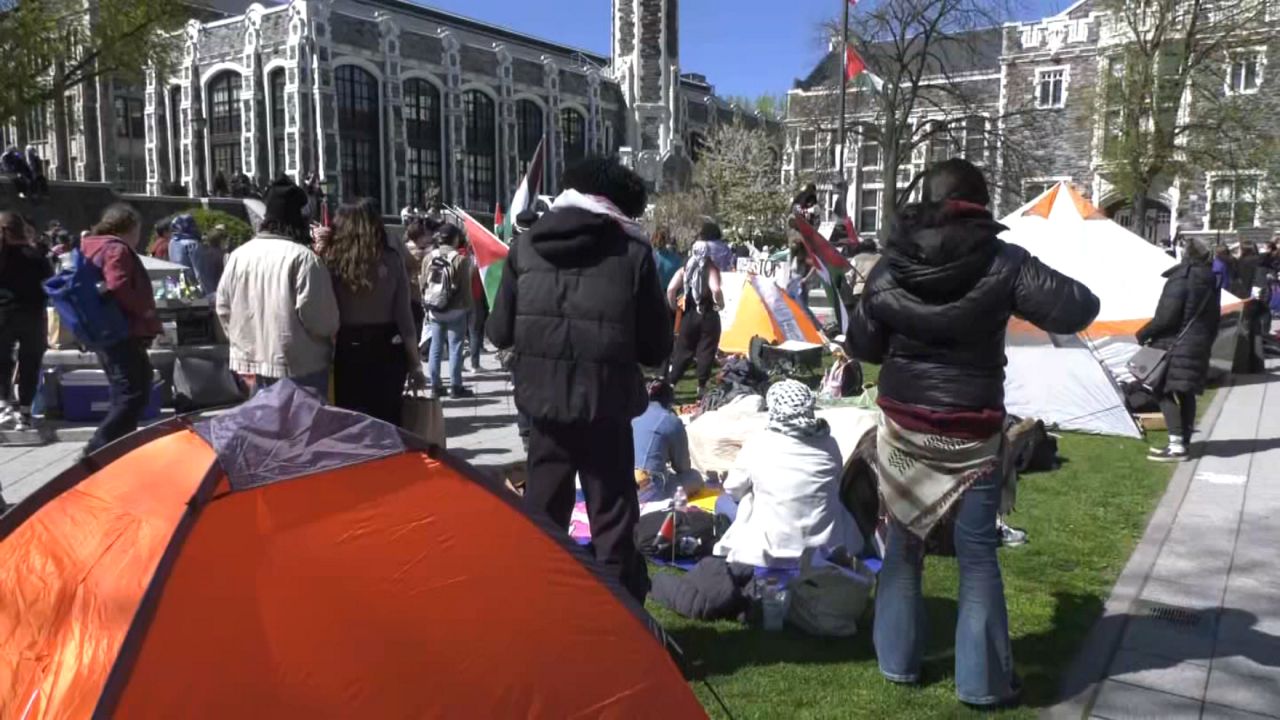 Protests spread to other colleges in the city