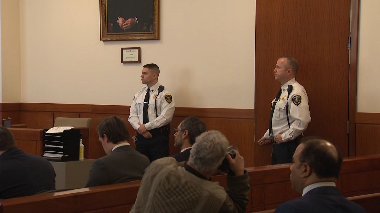 Karel Mangual appears in court to face murder charges