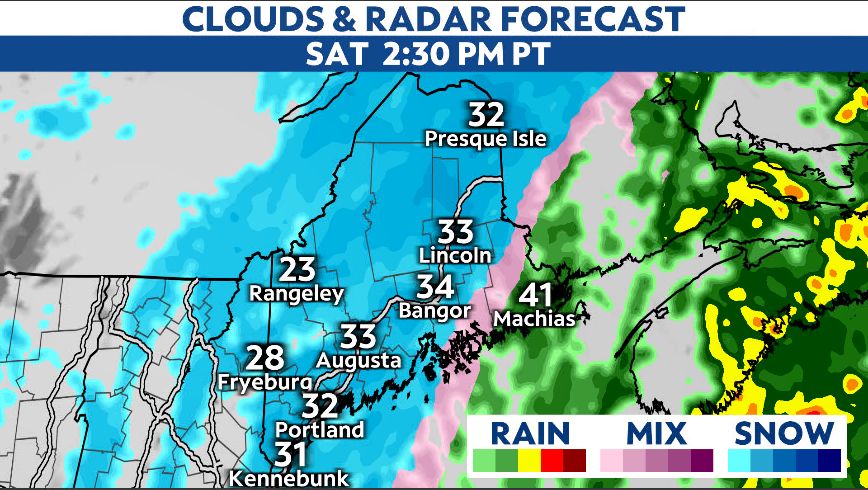 Winter storm brings a wintry mix of snow and rain