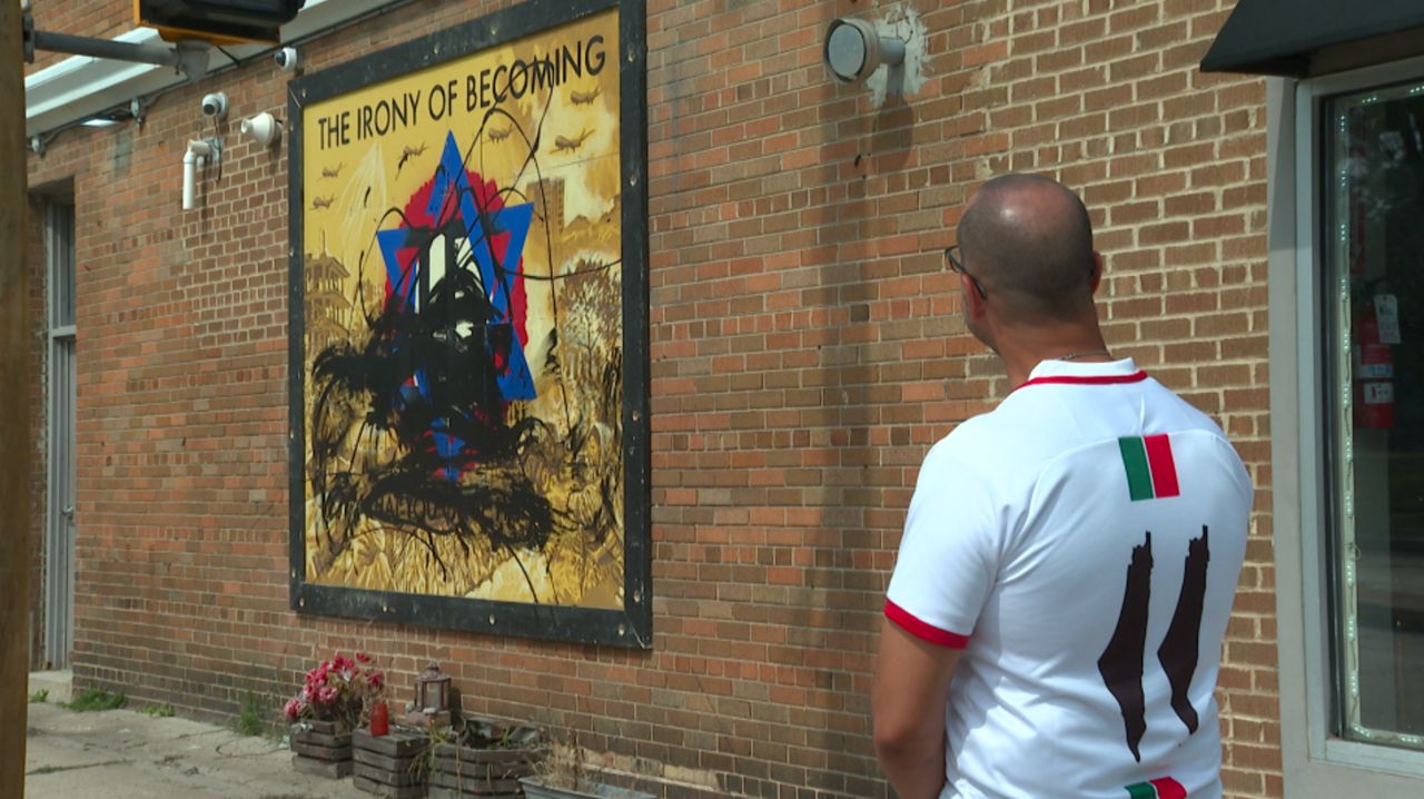 Controversial pro-Palestinian mural vandalized