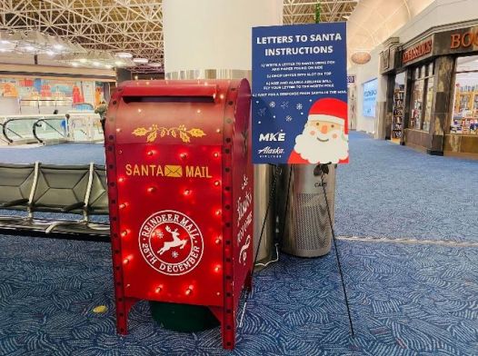 'Letters to Santa' mailbox returns to Milwaukee Airport