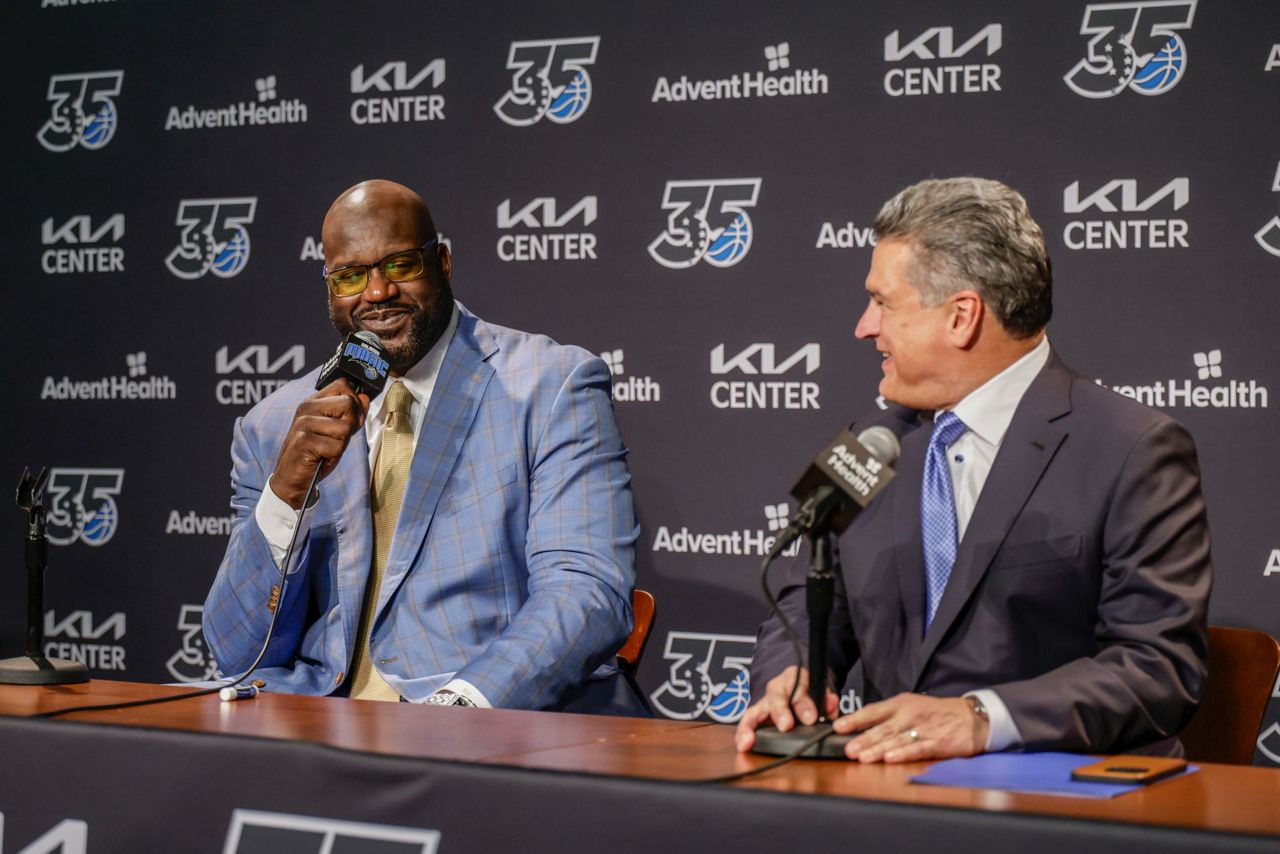 Shaquille O'Neal's No. 32 jersey is the first to be retired by the ...
