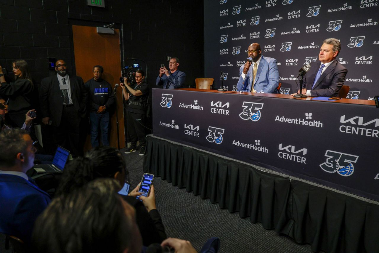 Shaquille O'Neal's No. 32 jersey is the first to be retired by the ...