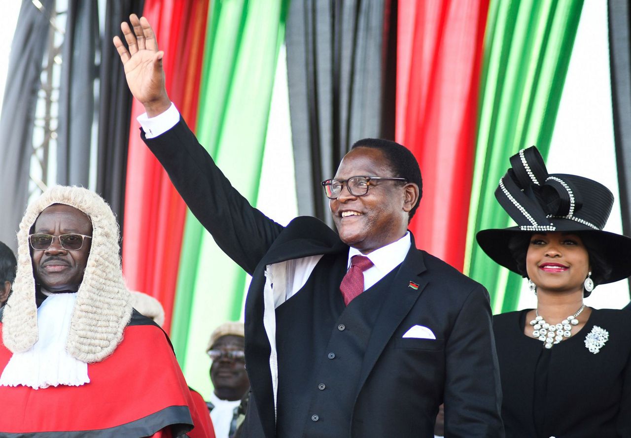 Lazarus Chakwera inaugurated as Malawi's new president
