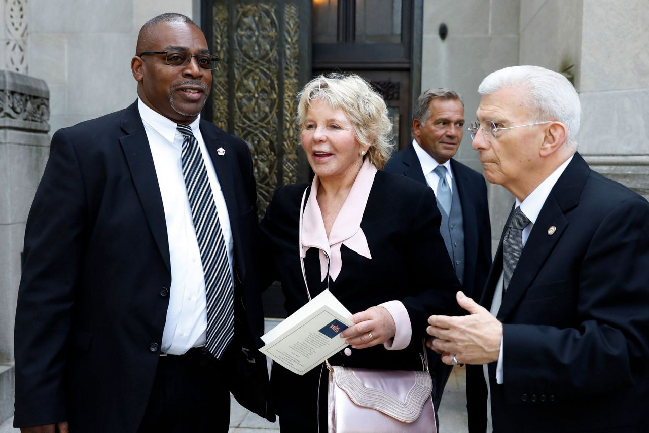 Sotomayor pays tribute at mentor Robert Morgenthau's funeral
