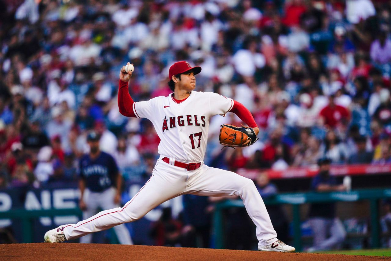 Shohei Ohtani pulled by Angels after 4 scoreless innings with cramps in ...