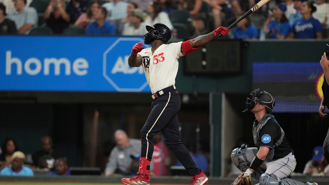 Montgomery wins debut as Rangers beat Marlins 6-2
