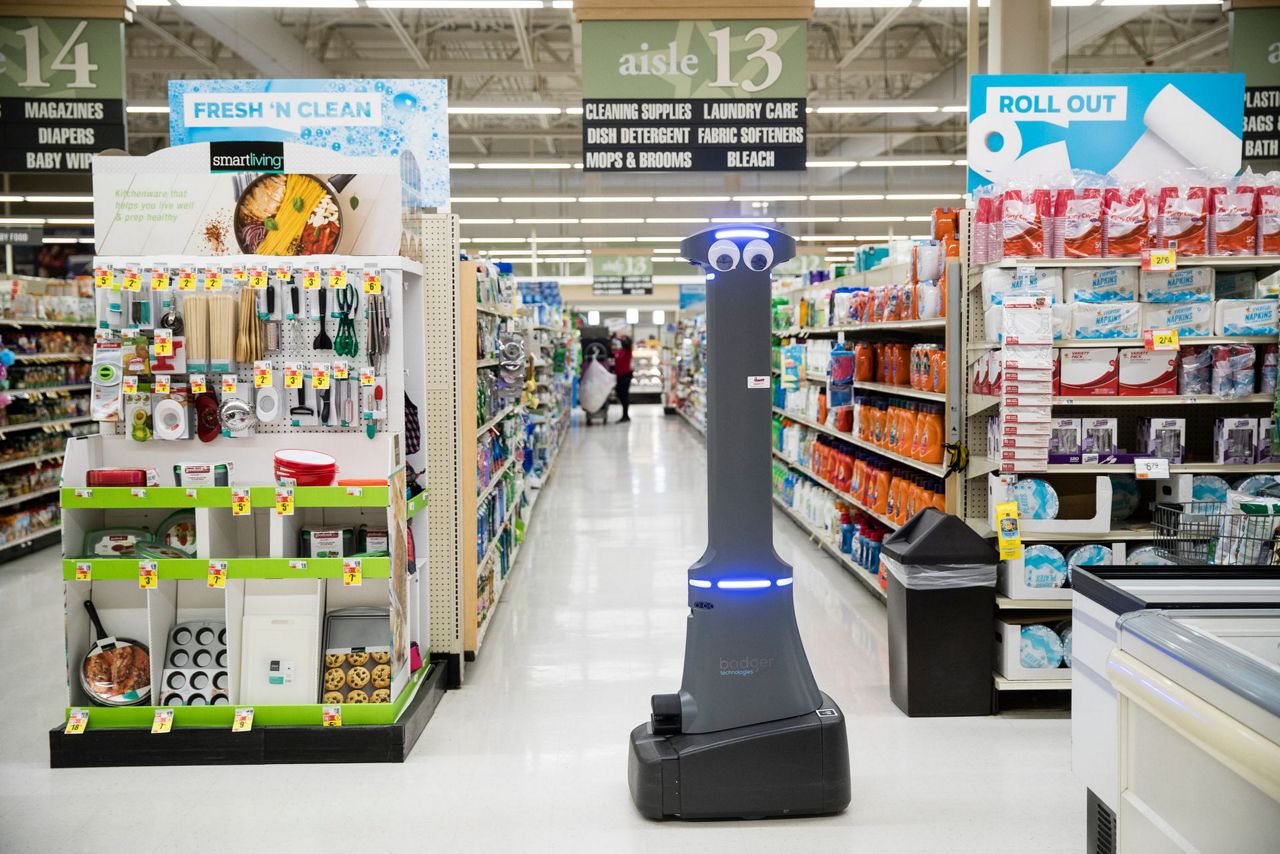 Grocery robots detect spills - with some far-off human help