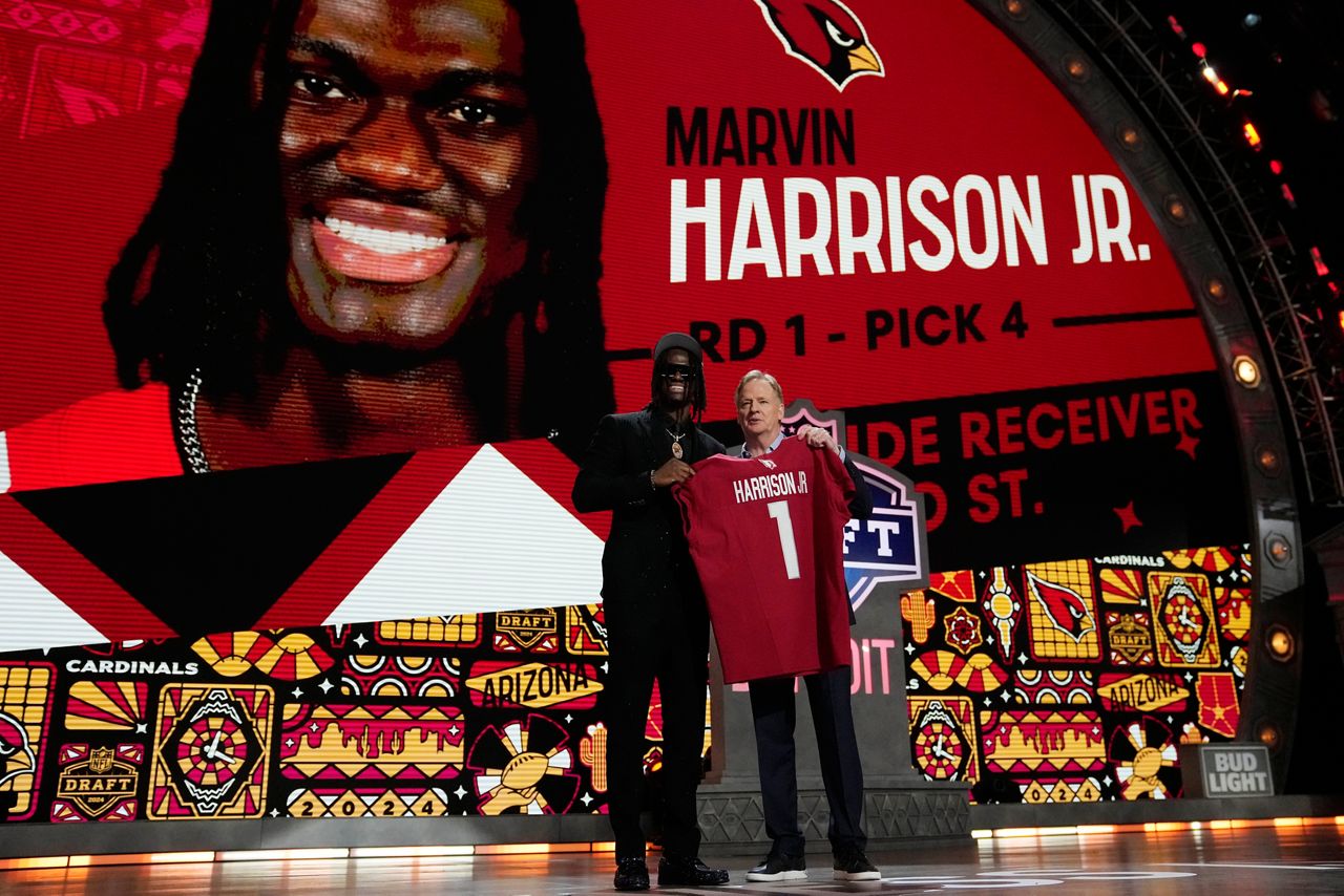 Marvin Harrison Jr. selected No. 4 overall in 2024 NFL Draft
