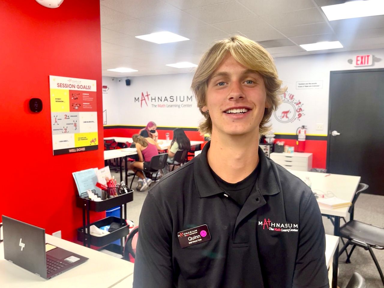Math learning center teaching kids life skills