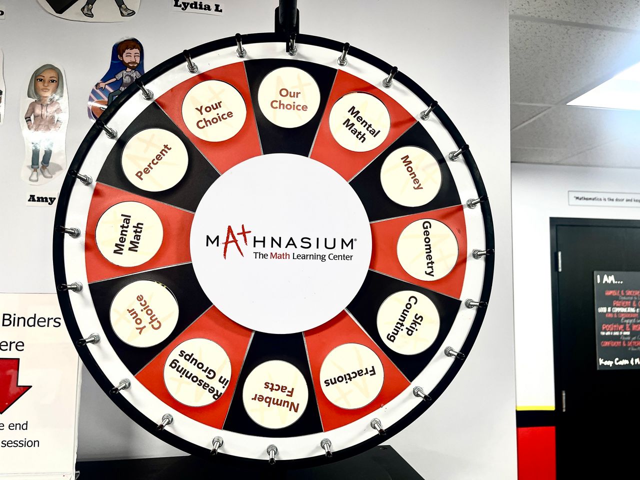 Math learning center teaching kids life skills