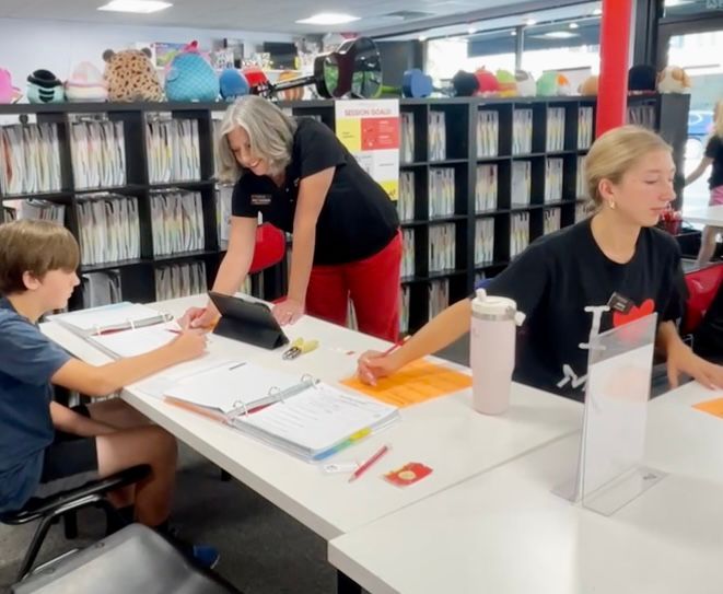 Math learning center teaching kids life skills