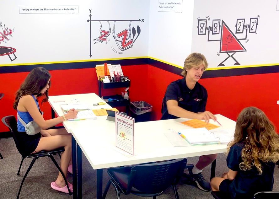 Math learning center teaching kids life skills