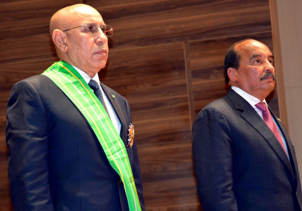 Mauritania's new leader takes oath in 1st peaceful transfer