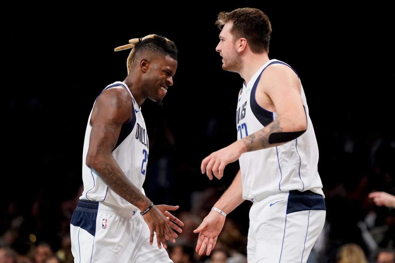 Doncic has 41 in triple-double, Mavs beat Nets 129-125 in OT