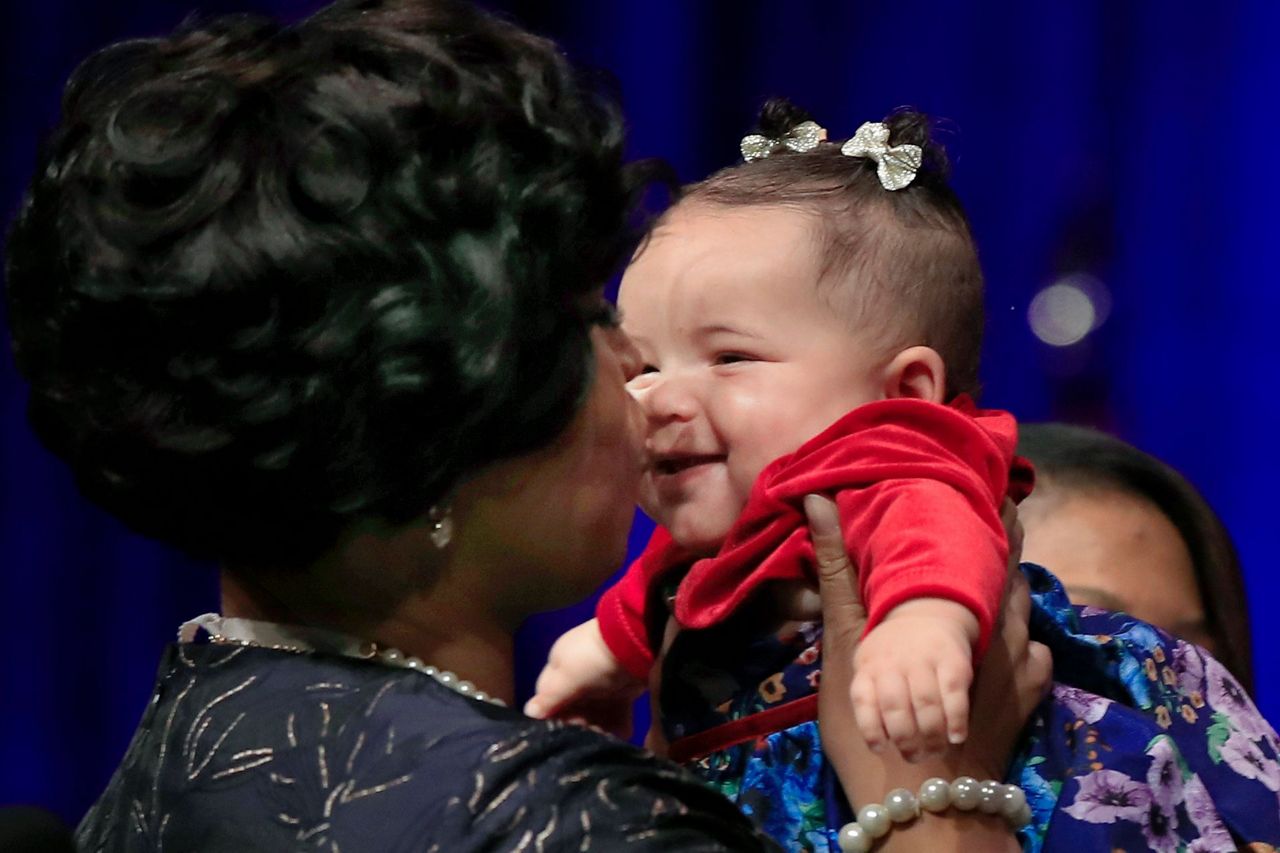 Baby in the office? Providence mayor's habit sparks debate