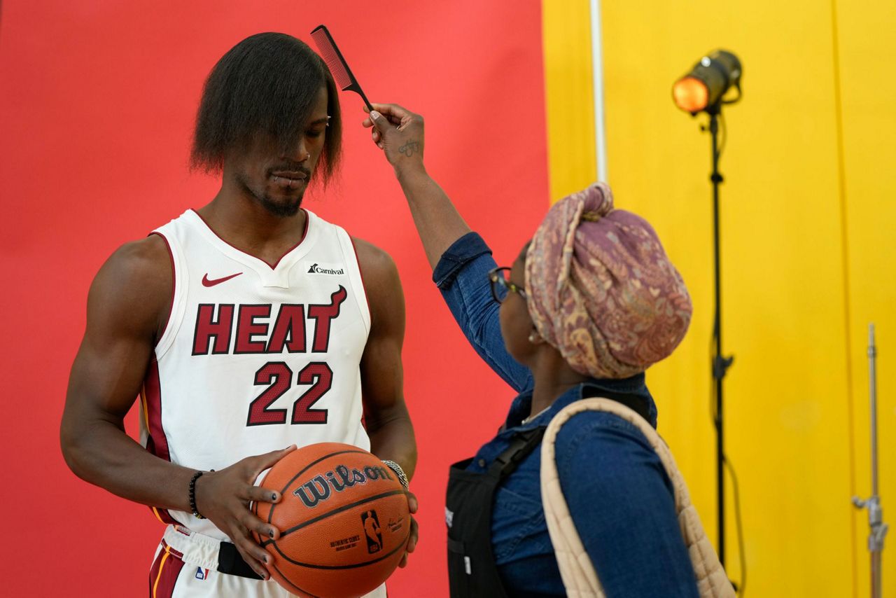 Jimmy Butler has a new look, and even the Heat were surprised by it