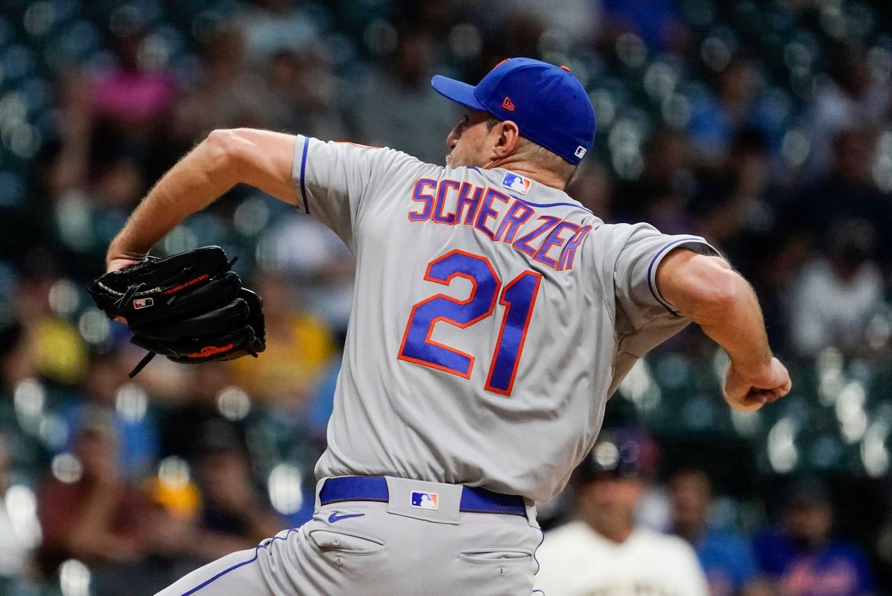 Scherzer perfect for 6 in return, wins 200th as Mets clinch