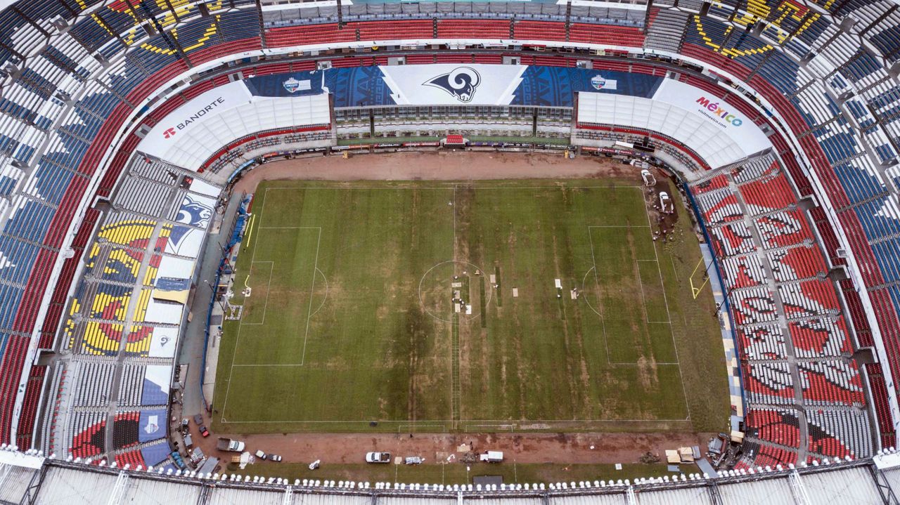 Mexico's famed Azteca Stadium to restore turf field