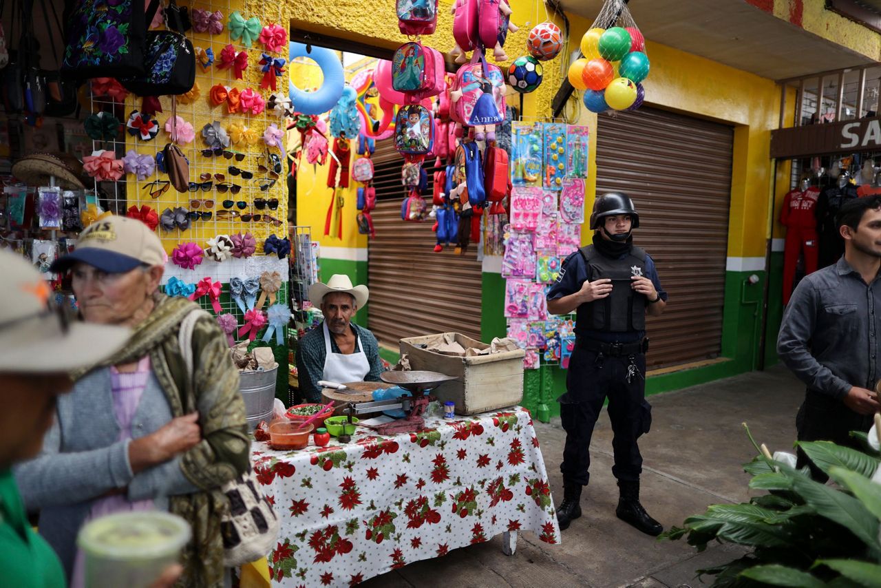 Cartel battles stun once-peaceful state in central Mexico
