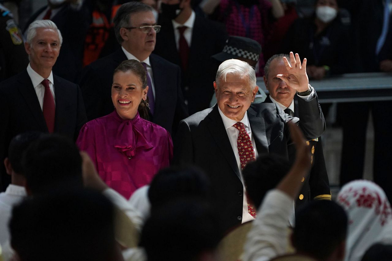Mexican president revels in new airport; questions remain