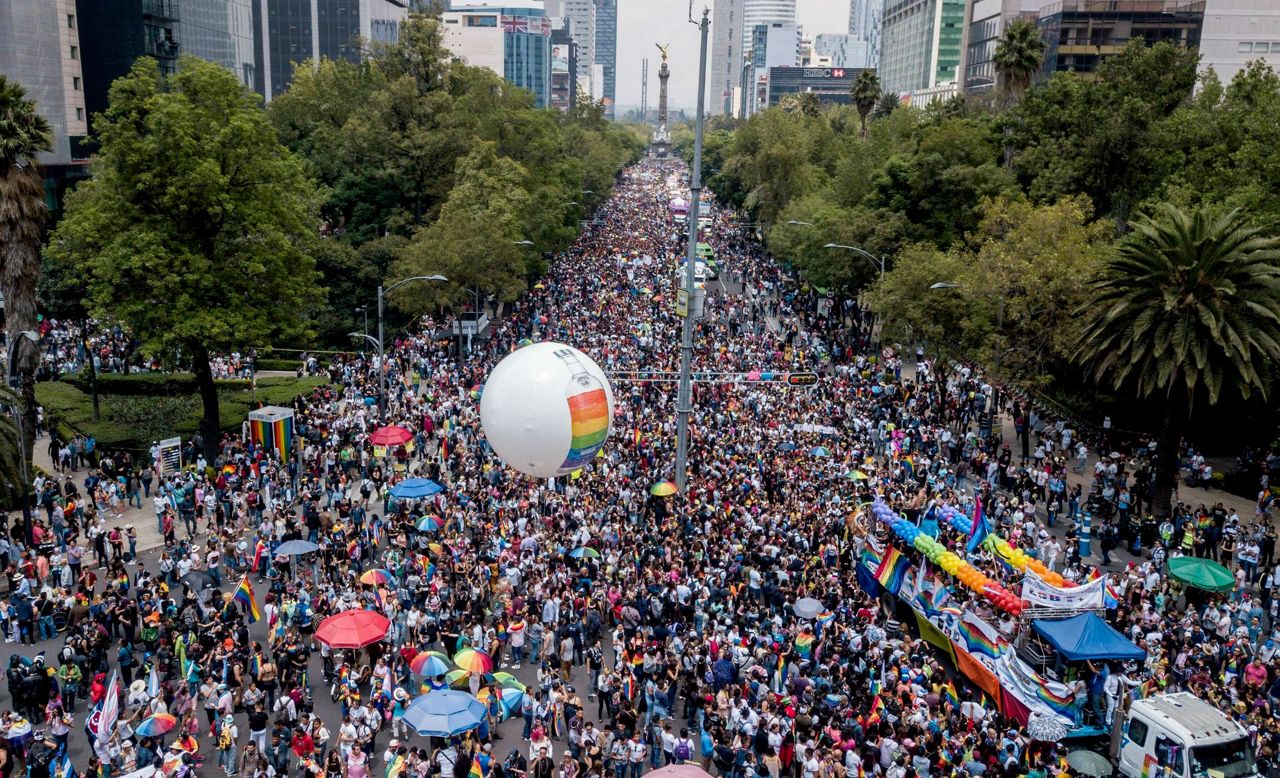 Thousands join gay pride parades around the world