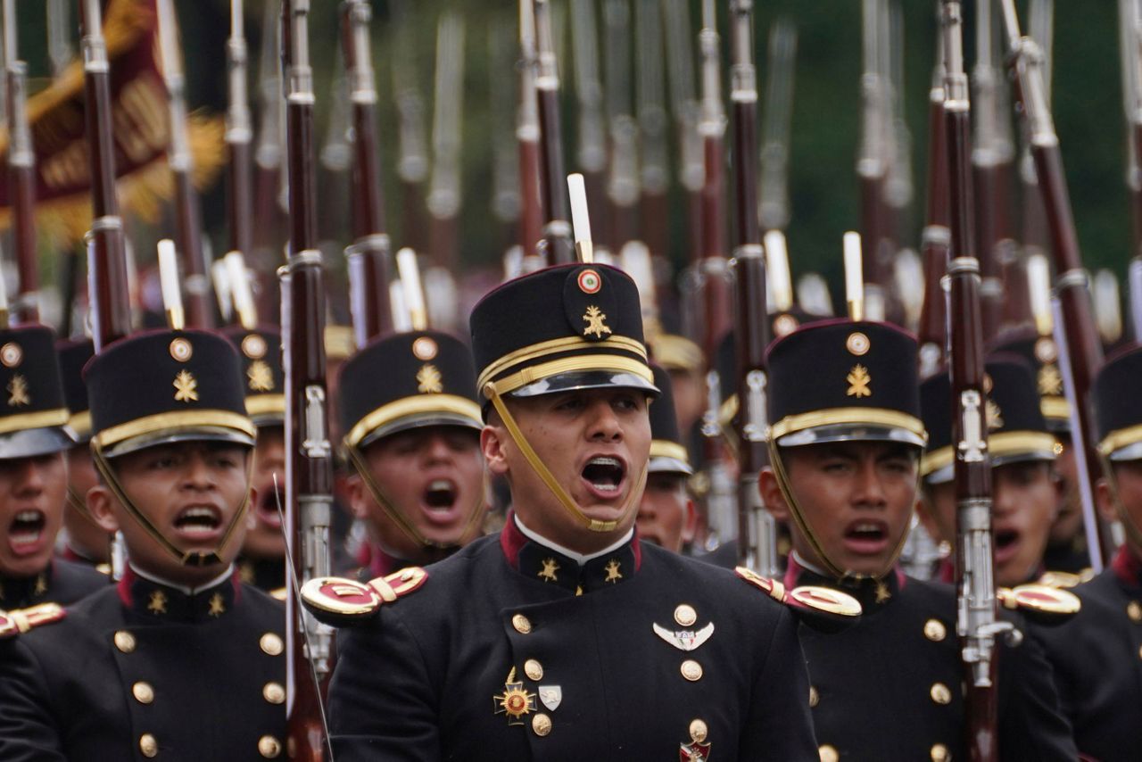Mexico's military on display in independence celebrations
