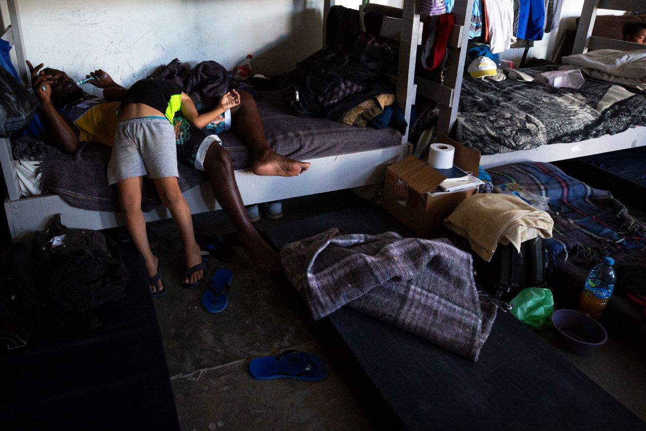 'Everybody cries here': Hope and despair in Mexican shelter