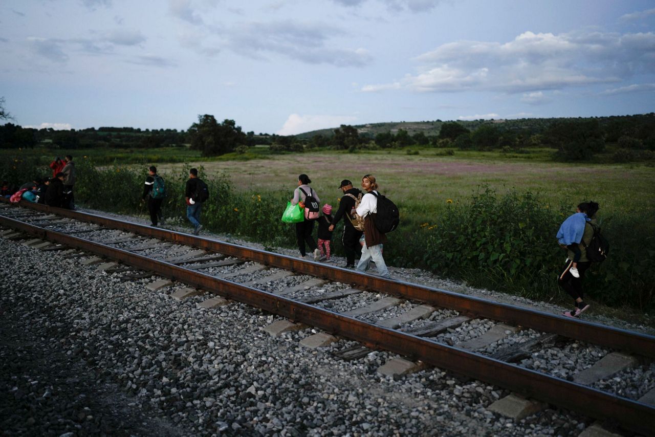 Mexican railway operator halts trains because so many migrants are ...