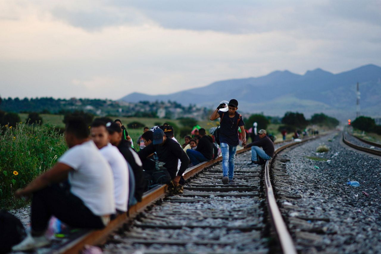 Mexican railway operator halts trains because so many migrants are ...