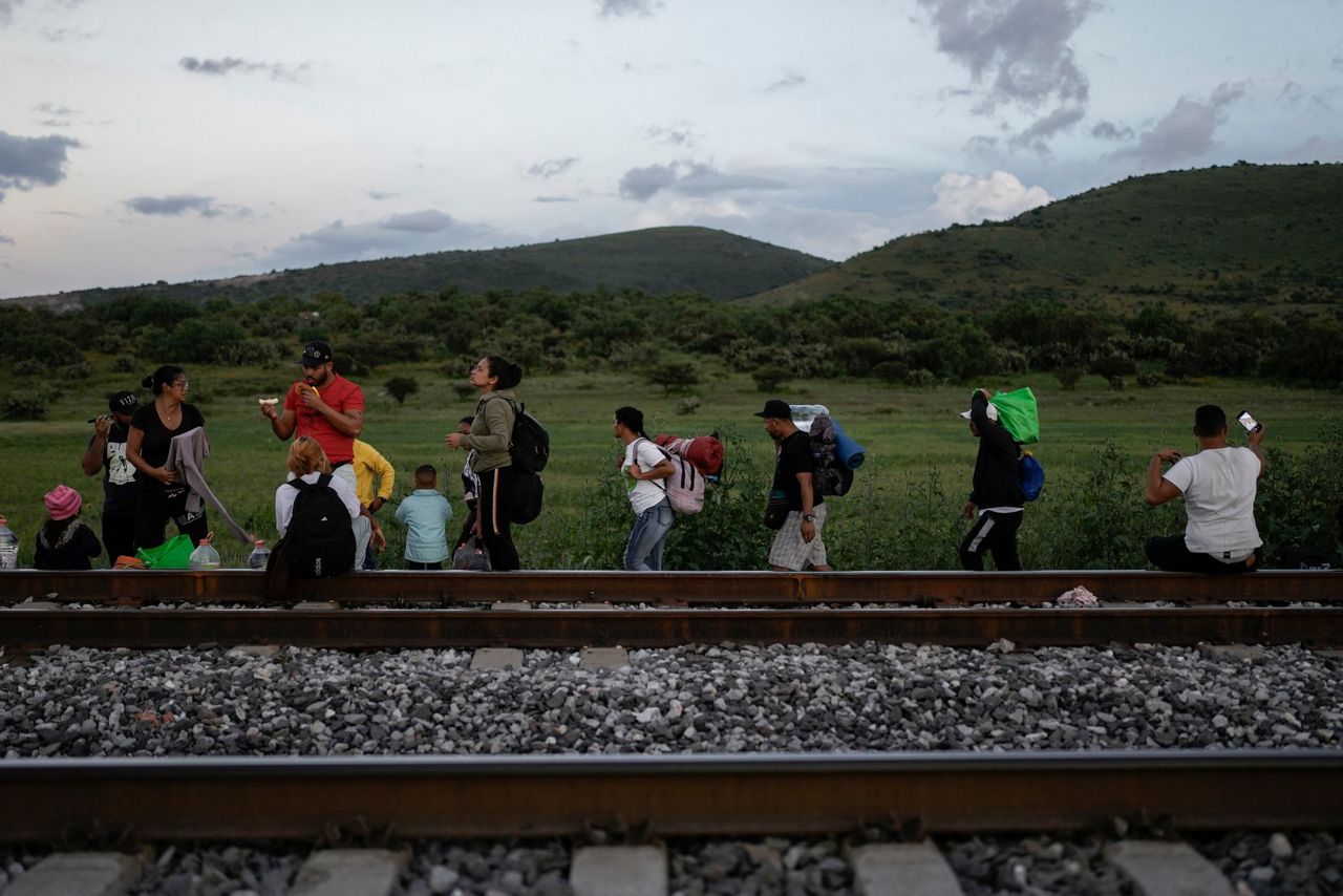 Mexican railway operator halts trains because so many migrants are ...