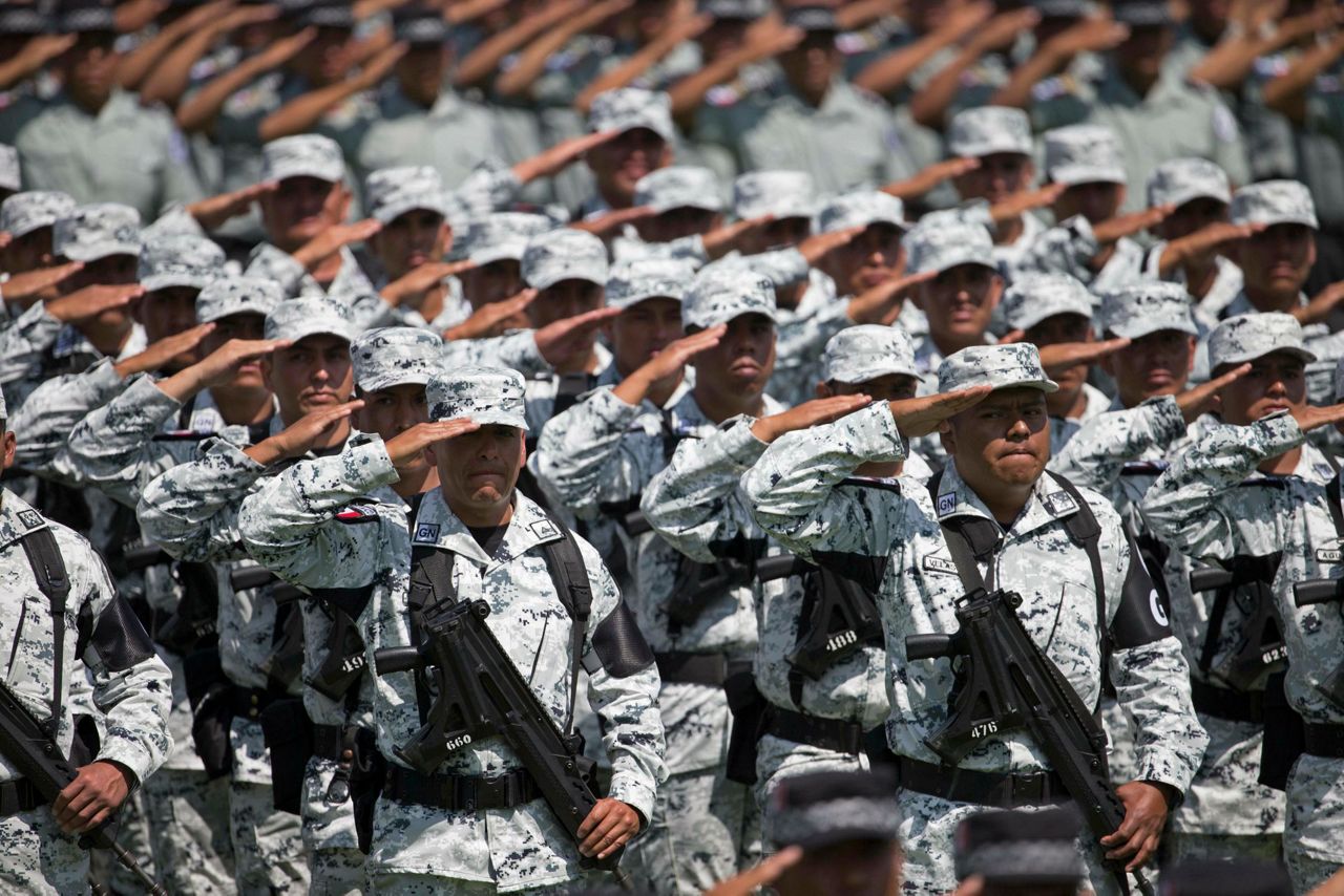 Mexico deploys new National Guard to stem violent crime