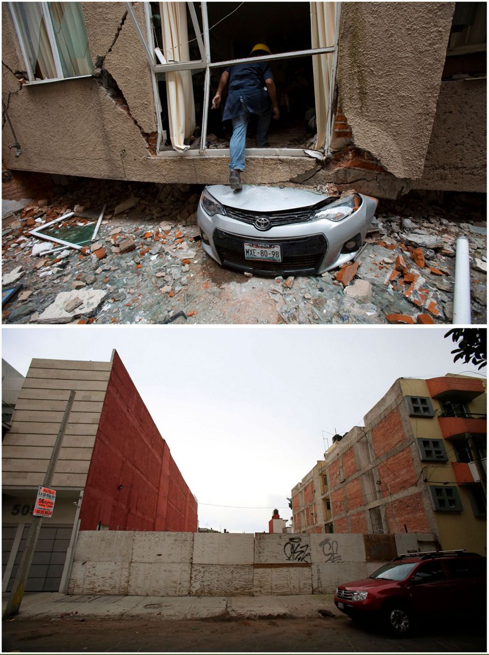 AP Photos: A look at Mexico City buildings devastated quake