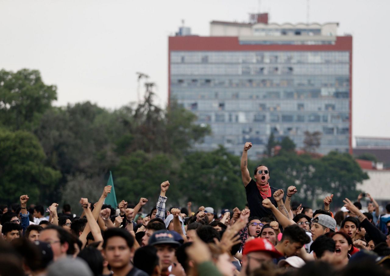 50 years after student massacre, Mexico students strike