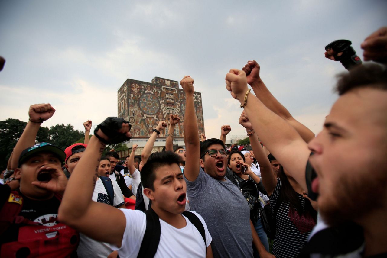 50 years after student massacre, Mexico students strike