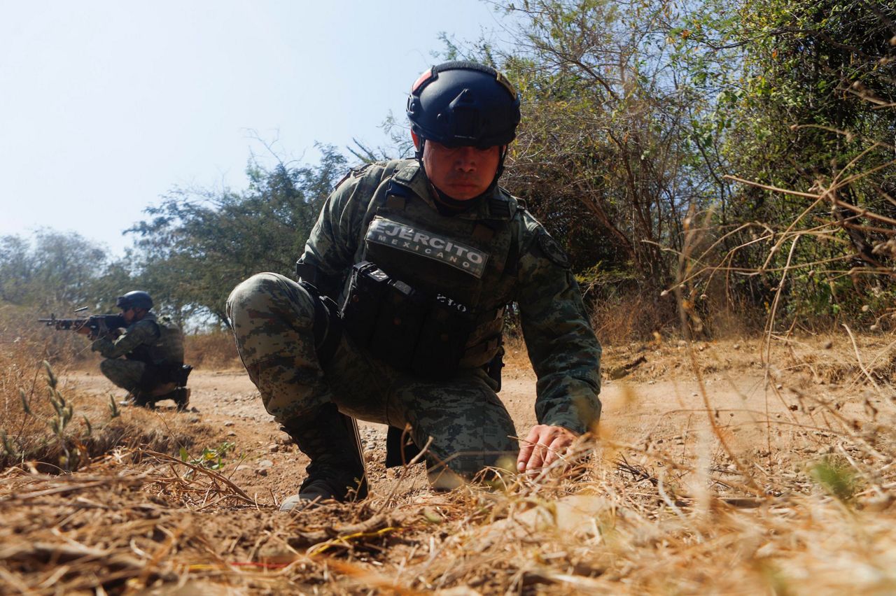 Mexican army sends anti-mine squads to cartel turf war zone