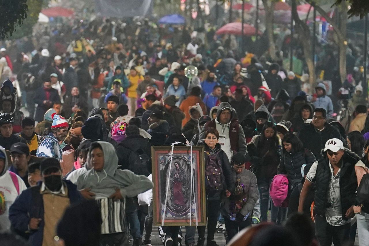 Thousands gather to honor Mexico's Virgen of Guadalupe on anniversary ...