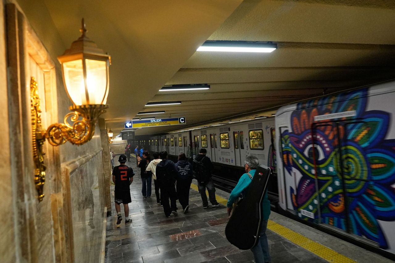 Mexico City installed a chandelier in its metro for the World Cup. Then ...