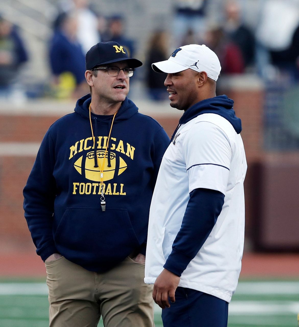 Michigan's Harbaugh says he wouldn't lie about transfer
