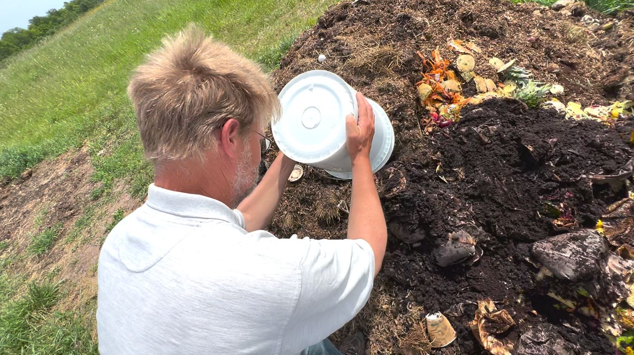 Farm repurposes food waste to help environment