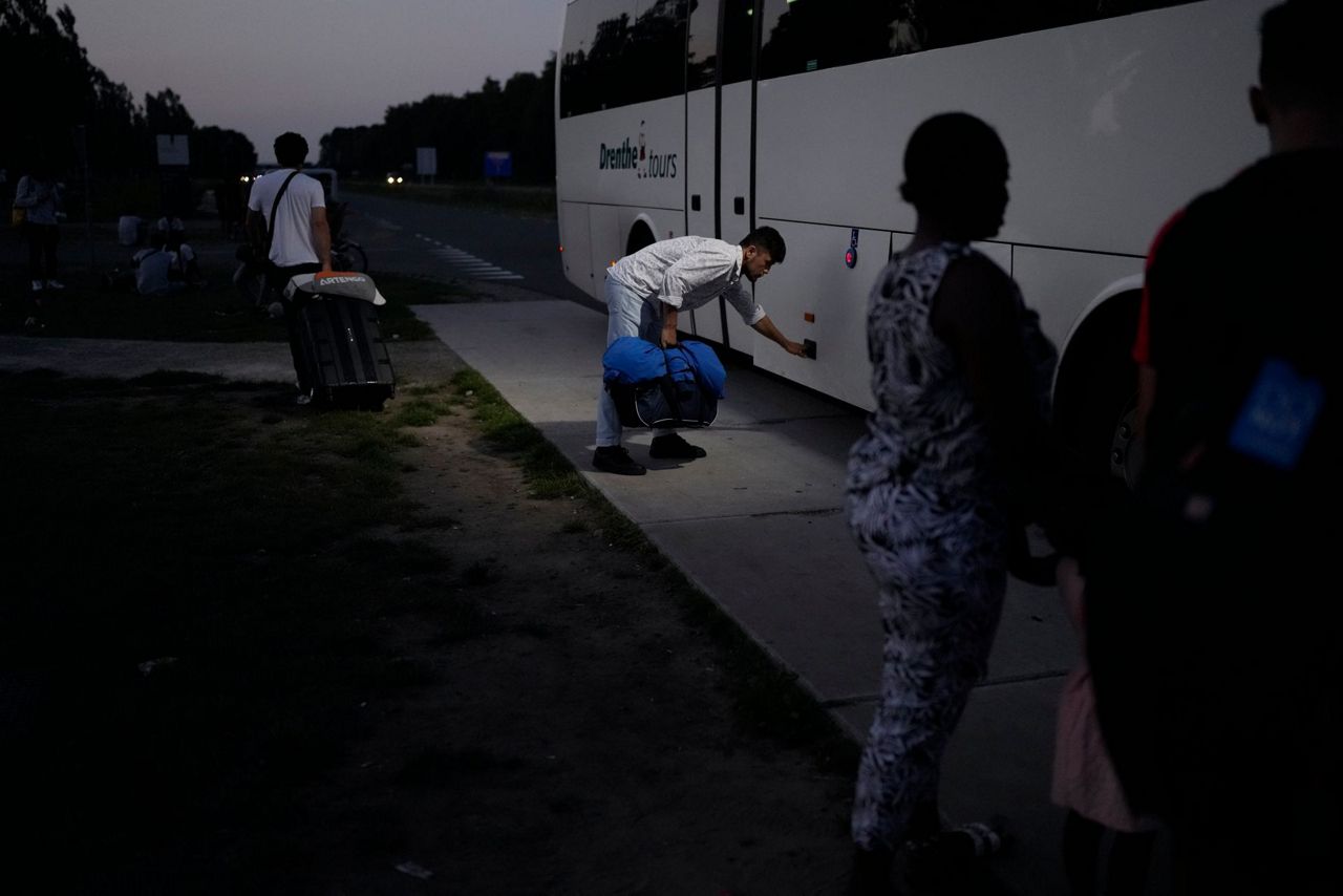 150 migrants moved from overcrowded Dutch asylum center