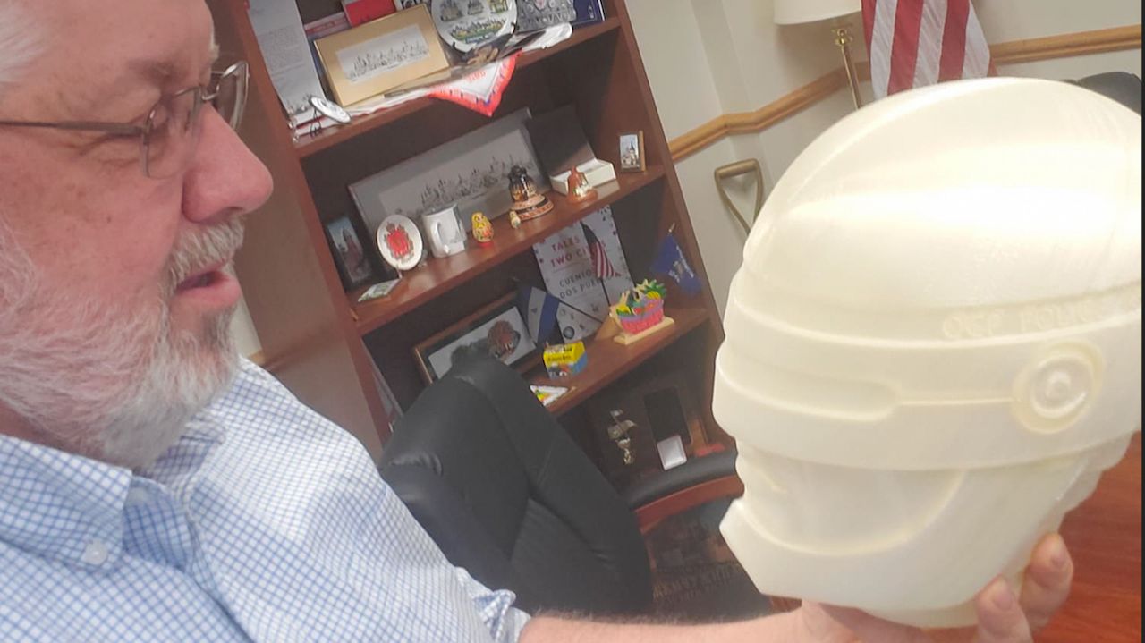 Stevens Point Mayor Mike Wiza RoboCop Statue Peter Weller