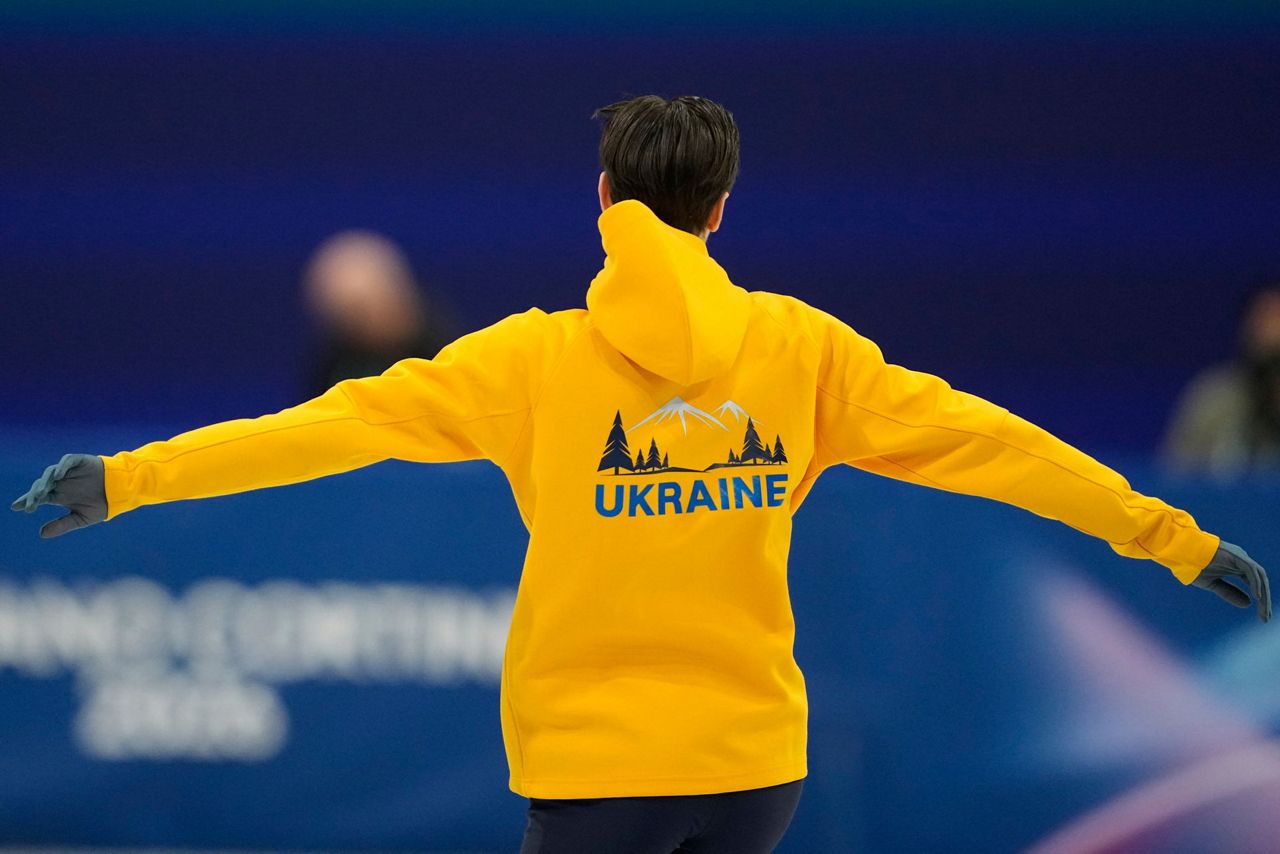 Ukraine's only figure skater channels his family's journey through war ...