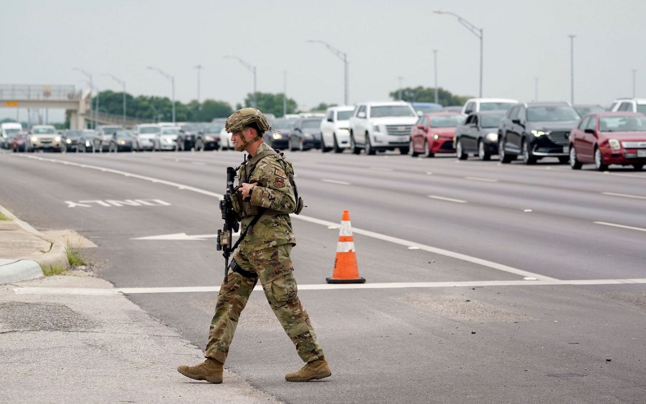 San Antonio base on lockdown; police searching for shooters