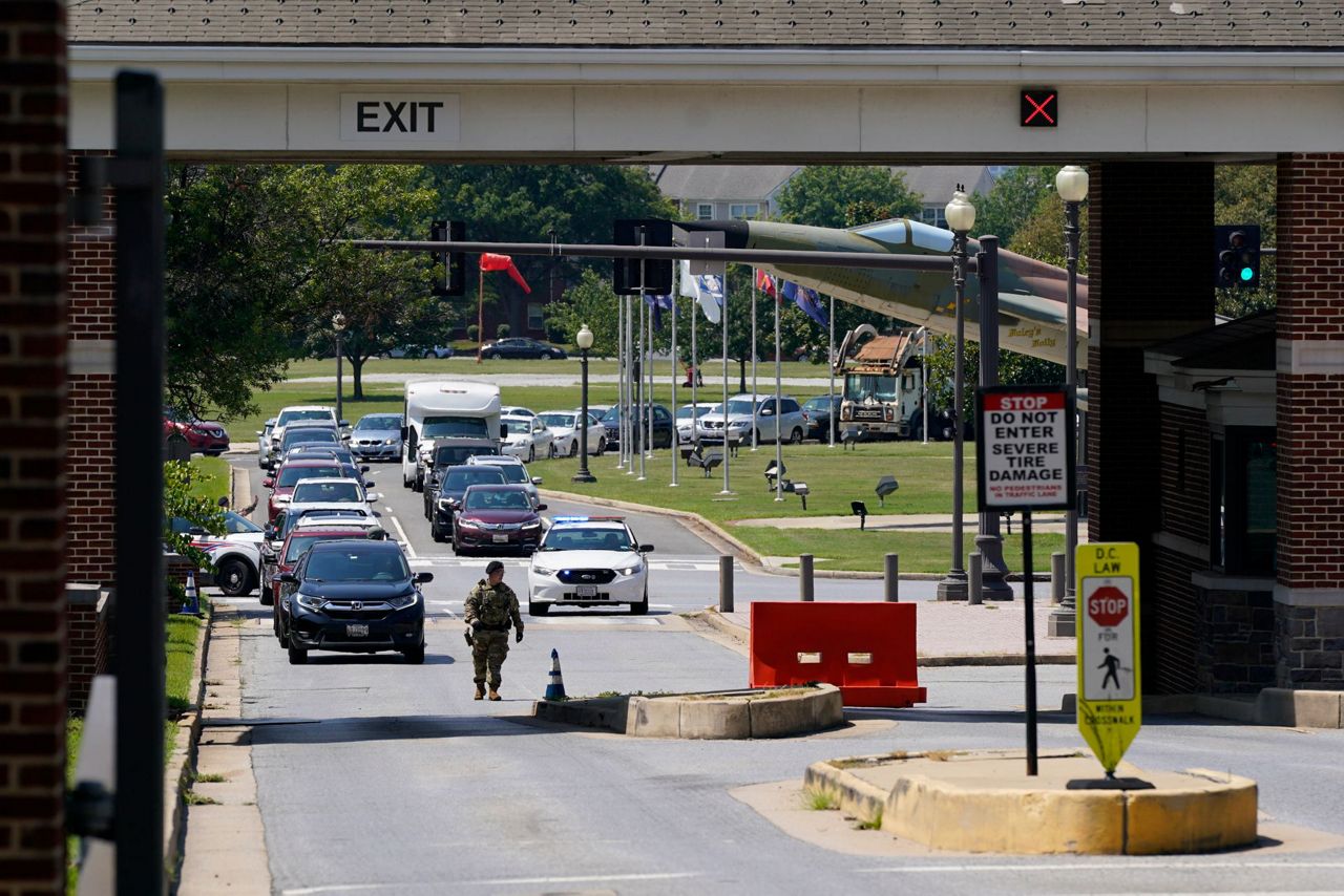 DC military base on lockdown after report of armed person
